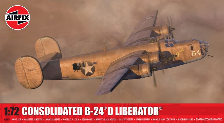 Airfix A09011 Consolidated B-24D Liberator (1:72 Scale) - Colletts Models