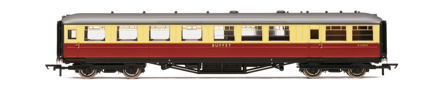 Hornby R40459 BR - Gresley Corridor - E12505E - Buffet Car (ERA 4) (OO ...