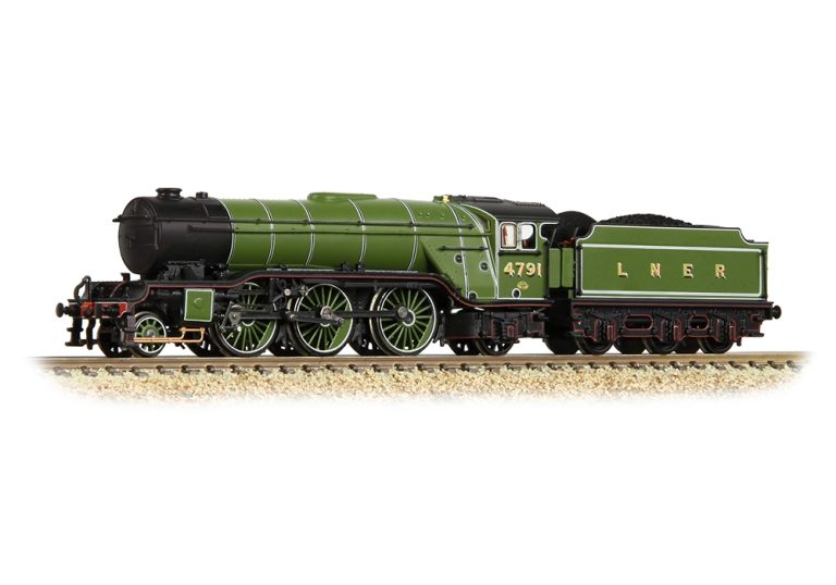 Graham Farish 372-610 LNER V2 4791 LNER Lined Green (Original) Dcc ...